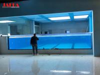 China Weathering Scratch Resistant Transparent Acrylic Products For Customizable Infinity Pool for sale
