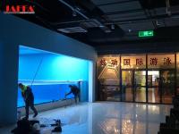 China Weathering Scratch Resistant Transparent Acrylic Products For Customizable Infinity Pool for sale