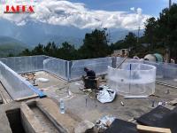 China Custom Acrylic Infinity Pool for Homestay, Mountain View Transparent Pool, Outdoor Pool for Internet-Famous Vacation Homestay for sale