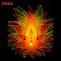 China JAFFA Custom Acrylic Art Installation, Teardrop Pendant Light/Colorful Fluid Sculpture, Interactive Light Installation for Mall & Gallery for sale