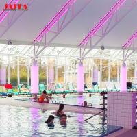 China Custom Acrylic Spa Center Illuminated Pillar, Semi-Transparent Cylinder Ambient Light, Decorative Lamp for Spa/Pool/Leisure Club for sale
