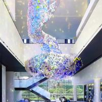 China Custom - made Acrylic Colorful Art Installation Custom - made Plexiglass Colorful Suspended Installation for sale