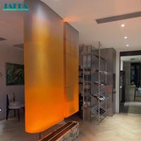 China JAFFA Custom Colored Acrylic Indoor Partition, Gradient/Water Ripple Art Screen, Semi-Transparent Divider Decor for High-End Residences & Commercial Spaces for sale
