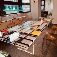 China Custom Made Clear Acrylic Coffee Table For High-End Homes Commercial Spaces for sale