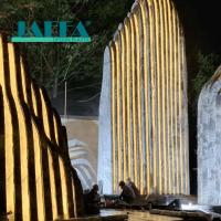 China Custom Acrylic Outdoor Light Transmitting Stone JAFFA Design Plastic for sale