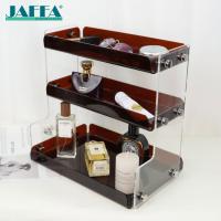 China Custom Acrylic Home Storage Organizers Acrylic Makeup Organizer For Vanity for sale