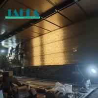 China Custom Light Transmitting Stone Acrylic Curtain Wall 10mm for sale