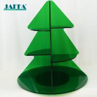 China Custom Acrylic Christmas Tree Desktop Organizer, Multi-Tiered Step Perfume & Makeup Display Stand for sale