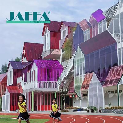 China Custom 12mm 15mm Acrylic Curtain Wall In Educational Building for sale