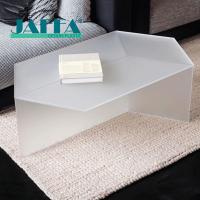 China modern Custom Frosted Acrylic Coffee Table Custom Small Space Tea Table for sale