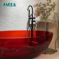 China Custom Acrylic Bathtub Custom Resin Glass Bathroom Fixtures for sale