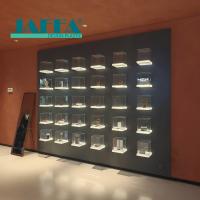 China JAFFA Acrylic Floating Display Cabinet Artistic Showcase Solutions For Collections Premium Products for sale