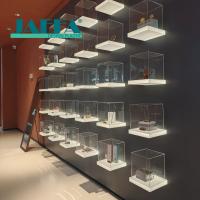 China JAFFA Acrylic Floating Display Cabinet Artistic Showcase Solutions For Collections Premium Products for sale