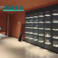 China JAFFA Acrylic Floating Display Cabinet Artistic Showcase Solutions For Collections Premium Products for sale