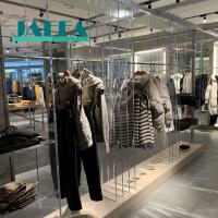 China JAFFA Acrylic Apparel Display System – Transparent Showcase Solutions for Luxury Retail Spaces for sale