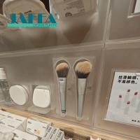 China JAFFA Custom Acrylic Beauty Store Display Counter, LED Lighted Brand Showcase, Transparent Acrylic Shelving for Makeup & Skincare for sale