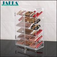 China JAFFA Custom Acrylic Cosmetic Organizer, Multi-Layer Drawer-Type Makeup Storage Rack, Transparent Dustproof Desktop Holder for sale