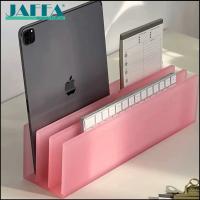 China JAFFA Custom Acrylic Desk Organizer, Multi-Compartment File/Tablet Holder, Frosted Desktop Storage Rack for Office for sale