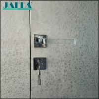 China JAFFA Custom Acrylic Clear Door Lever Handle, Modern Minimalist Interior Door Handle, Luxury Handle for Bedroom & Bathroom Glass Doors for sale