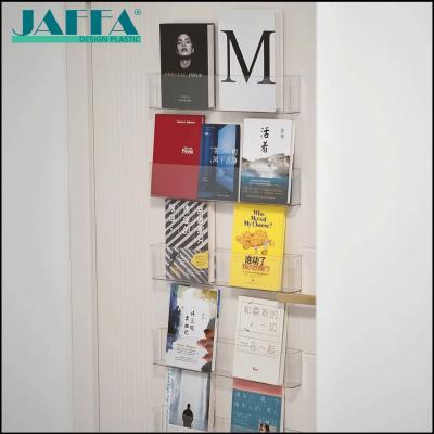 China JAFFA Custom Acrylic DIY Organizer, Modular Wall-Mounted Storage Case, Freely Combinable Shelf for Books & Stationery on Door/Wall for sale