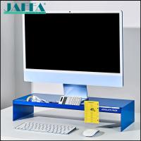 China JAFFA Custom Acrylic Mac Monitor Stand, Klein Blue Desktop Riser, Elevated Platform for iMac & MacBook for sale