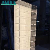 China JAFFA Custom Acrylic Lighted Display Case, Multi-Tier Clear LED Showcase, Acrylic Organizer for Figures & Collectibles for sale