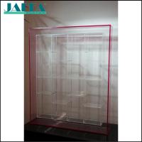 China JAFFA Custom Acrylic Large Irregular Display Case, Tiered Staggered Showcase, Acrylic Organizer for Figures & Collectibles for sale