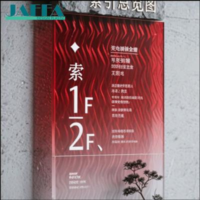 China Custom Acrylic Floor Directory, Wall-Mounted Index Sign, Acrylic Display Board for Mall & Hotel for sale