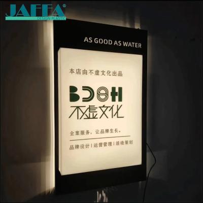 China JAFFA Custom Acrylic Personalized Illuminated Store Sign, Brand Identity Light Box, Acrylic LED Signage for Design & Culture Companies for sale