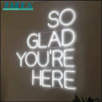 China JAFFA Custom Acrylic Long Wall Illuminated Font, Flexible Neon Letters, LED Signage for Trendy Stores & Home Decor for sale