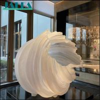 China JAFFA Custom Acrylic Art Exhibition Decor, Transparent Fluid Sculpture, Large-Scale Ambient Installation for Gallery & Hotel Lobby for sale