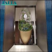 China JAFFA Custom Acrylic Window Plant Display, Egg/Teardrop Terrarium, Eco Art Decor for Hotel & Gallery for sale