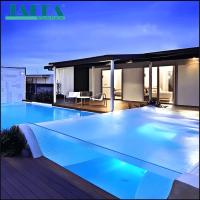 China Custom Luxury Acrylic Infinity Pool, Suspended Transparent Viewing Pool, Outdoor Acrylic Pool for Mansions & Hotels for sale