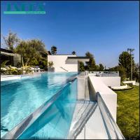 China Custom Luxury Acrylic Infinity Pool, Suspended Transparent Viewing Pool, Outdoor Acrylic Pool for Mansions & Hotels for sale