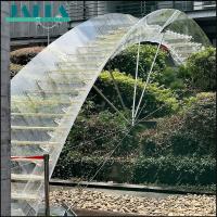 China Custom Large-Scale Acrylic Transparent Structure, Gradient Glass Brick Wall/Arch Staircase, Outdoor Landscape Art Installation for sale