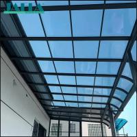China Custom Outdoor Acrylic Lighting Canopy, High-Clarity Polycarbonate Sunshade Roof, Villa/Commercial Corridor Glass Roof for sale