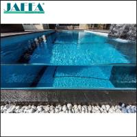 China Custom Estate-Grade Acrylic Infinity Pool Wall, Transparent Overflow Pool Fence, High-End Villa/Hotel Outdoor Pool Transparent Panel for sale