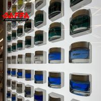 China Customizable Luminous Acrylic Display Rack – Precision-Fit Wall-Mounted Showcase for Ink Bottles for sale