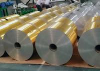 China 8011 Hydrophilic Golden Heat Exchanger Aluminium Foil Roll Air Conditioner Fin - Stock for sale