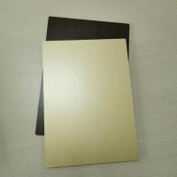 China Curtain Wall 3mm Aluminum Composite Panel Golden Shining Color Coating Durable for sale