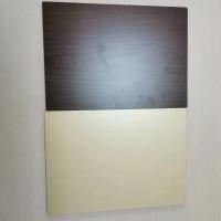 China Curtain Wall 3mm Aluminum Composite Panel Golden Shining Color Coating Durable for sale
