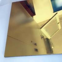 China Thickness 0.3mm Aluminium Mirror Sheet 87% Reflective Data For Lighting Industry for sale