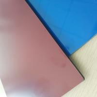 China Surface Protection Aluminium Panel Sheet , Aluminum ACP Sheet Red Blue Coating for sale