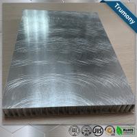 China Surface Brushed Aluminum Honeycomb Panels For Interior Exterior Wall Decoration for sale