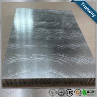 China Surface Brushed Aluminum Honeycomb Panels For Interior Exterior Wall Decoration for sale