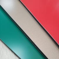 China Fire Resistance Aluminium Composite Panel , Alu Composite Panel High Gloss Spectra Wood for sale