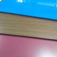 China Wood Grain Corrugated Composite Panels , Aluminium Composite Panel Grandland Decorative for sale