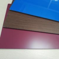 China Wood Grain Corrugated Composite Panels , Aluminium Composite Panel Grandland Decorative for sale