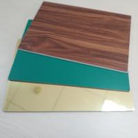 China Bended Wood Grain Aluminum Composite Panel For Exterior Building Roof for sale