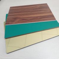 China Bended Wood Grain Aluminum Composite Panel For Exterior Building Roof for sale